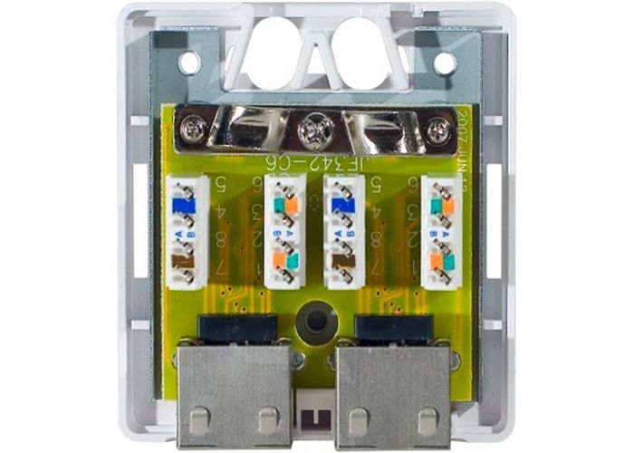 CONECTICPLUS Boitier mural RJ45 2 ports Cat6 blindé - Cdiscount ...