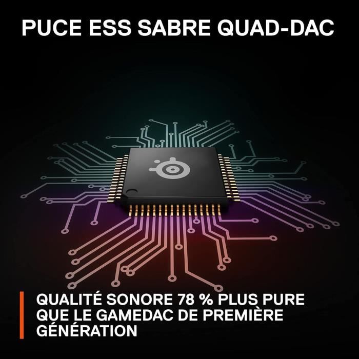 Amplificateur Hi-Res Audio - STEELSERIES - GAME DAC GEN 2 Xbox - Noir ...