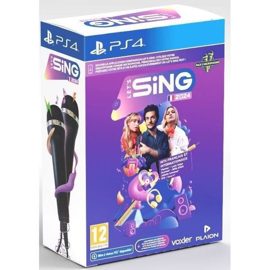 Let's Sing 2024 - Jeu PS4 - Avec 2 micros - Cdiscount Jeux vidéo