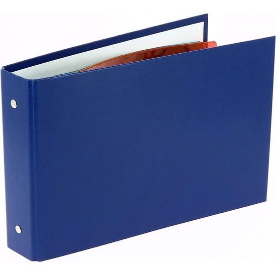 Classeur Balacron A5 à l'Italienne Dos 40mm 2 Anneaux Ronds Couverture ...