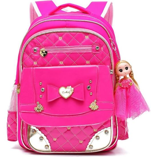 Cartable petite fille mignonne princesse cartable série 3-12 ans ...
