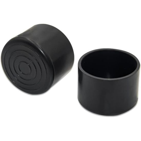 Lot De 4 Embouts De Pieds De Chaise En Caoutchouc Pvc, Flexibles, 42 Mm ...