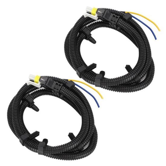 2pcs faisceau de fil de capteur de vitesse de roue ABS 10340314 ...