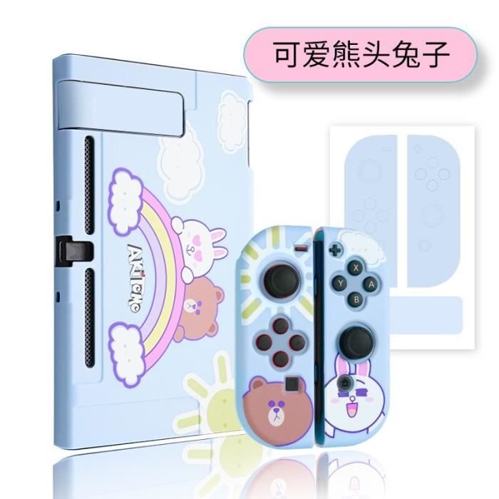 Switch NS Case - Coque rigide à poignée arrière pour nintendo Switch ...