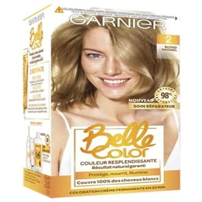Garnier Belle Color Coloration permanente Blond 02 Blond naturel[171 ...
