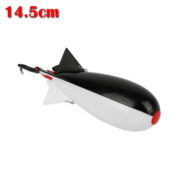 14.5cm Noir Blanc--Carp Fishing Rocket Feeder Large Small Spod Bomb ...
