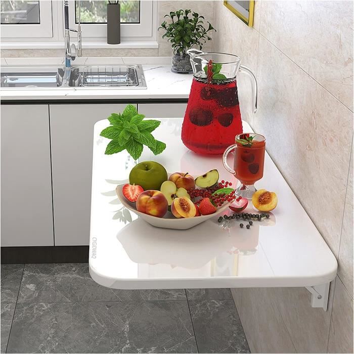 Table Pliante Table Pliante Murale Table À Manger Maison Cuisine Table ...