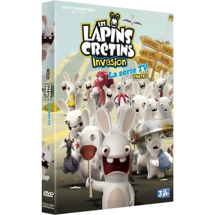DVD Les lapins crétins : invasion, vol. 1 - Cdiscount DVD