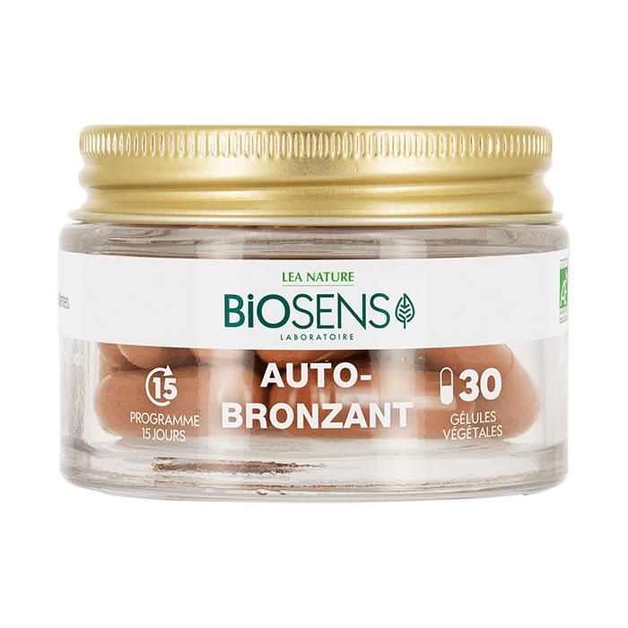 Biosens Auto-Bronzant Bio 30 gélules végétales - Cdiscount Au quotidien
