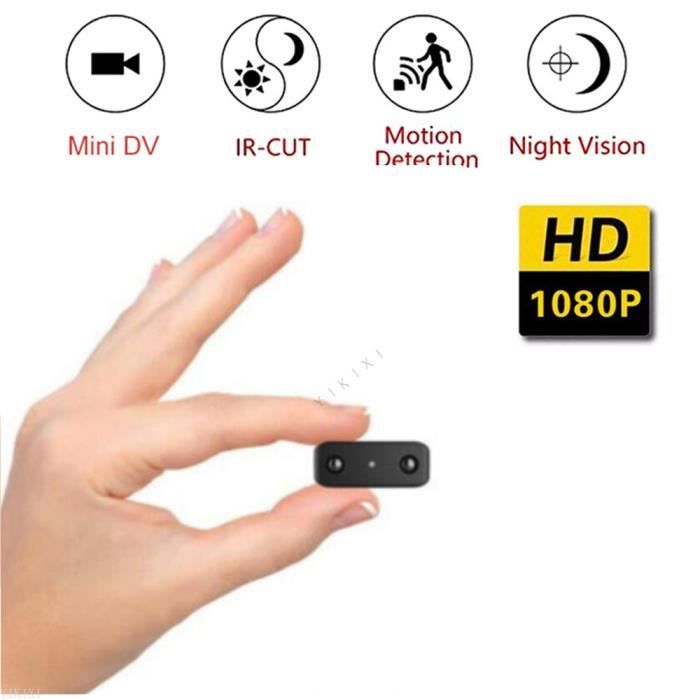 Caméra miniature,Mini caméra 1080P Full HD, caméscope infrarouge ...
