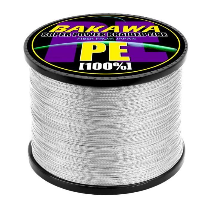 Fil de pêche,fil de pêche tressé à 4 brins,ligne Multifilament,carpe ...