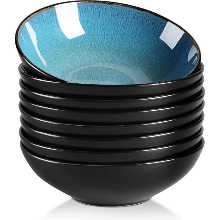 , Série Bubble. Bols À Céréales En Céramique 8 Pièces, Assiette Creuse ...