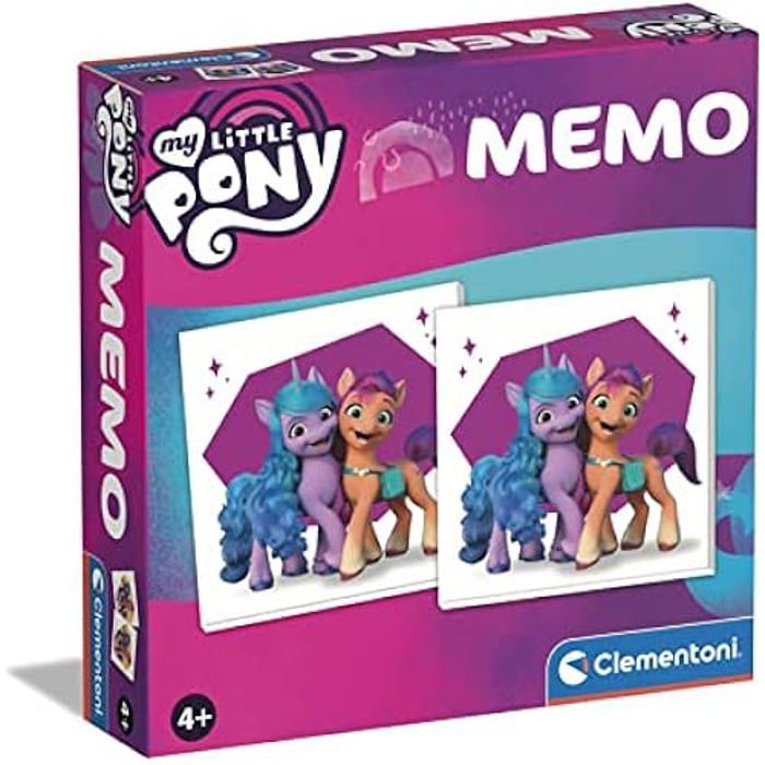 Jeu de société - CLEMENTONI - Memo My Little Pony - Rose - 3 ans et plus - Mémory - Cdiscount ...