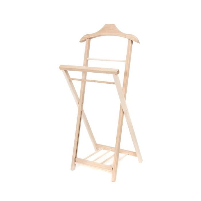 Valet en bois - COMPACTOR - Diego - Frêne naturel - Design contemporain ...