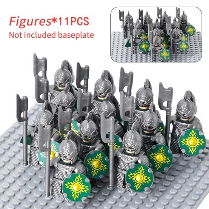 Jeu D'Assemblage UYK6Q Elf médiéval Rohan soldats garde armée lotr ...