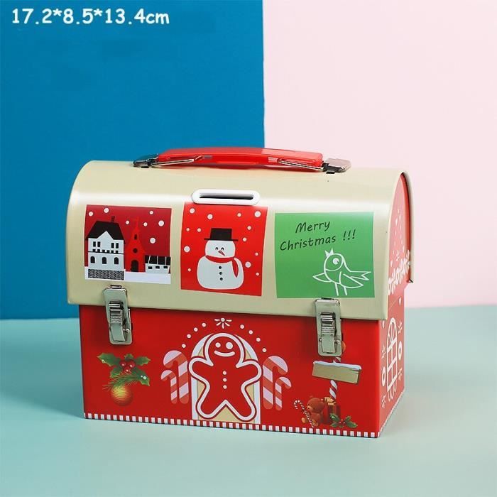 Piece - Monnaie Christmas Metal Piggy Bank Coin Money Box Creative ...