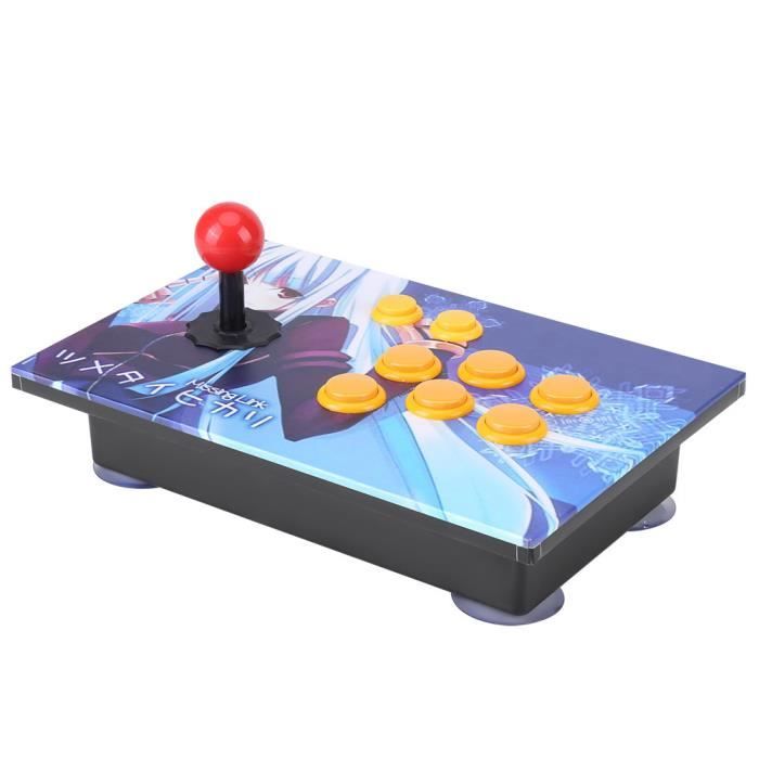 Joystick d'arcade - HURRISE - Arcade Fight Stick - USB - Compatible PC ...