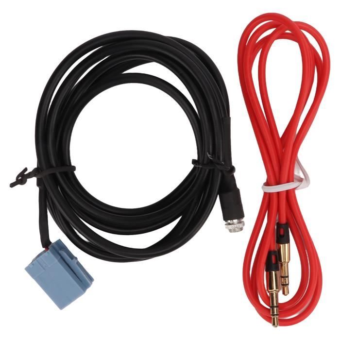 Qiilu Adaptateur auxiliaire d'autoradio Remplacement de l'adaptateur d ...