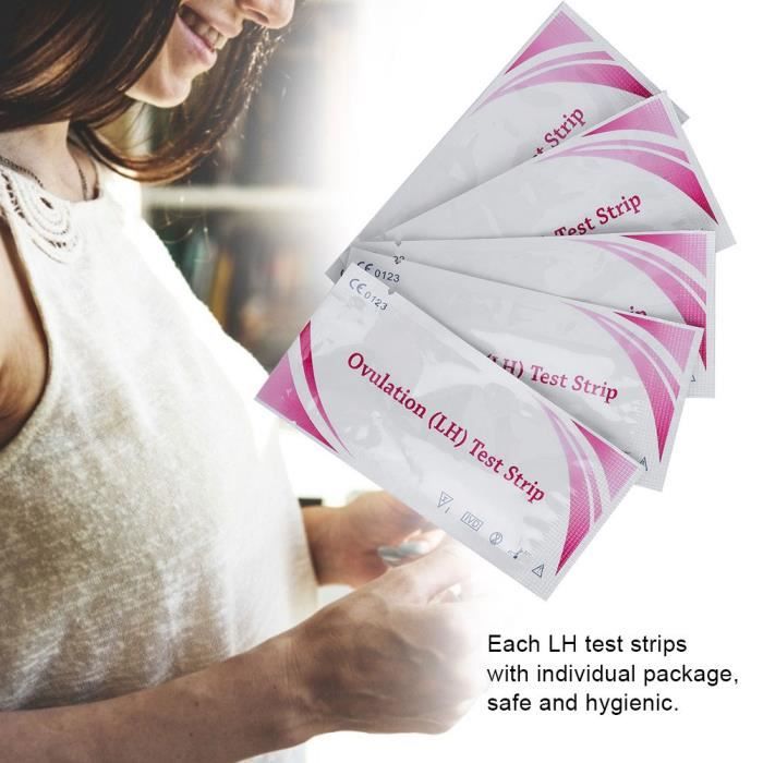 Qqmora bandelettes de test d'urine LH Bandelette de Test d'ovulation ...