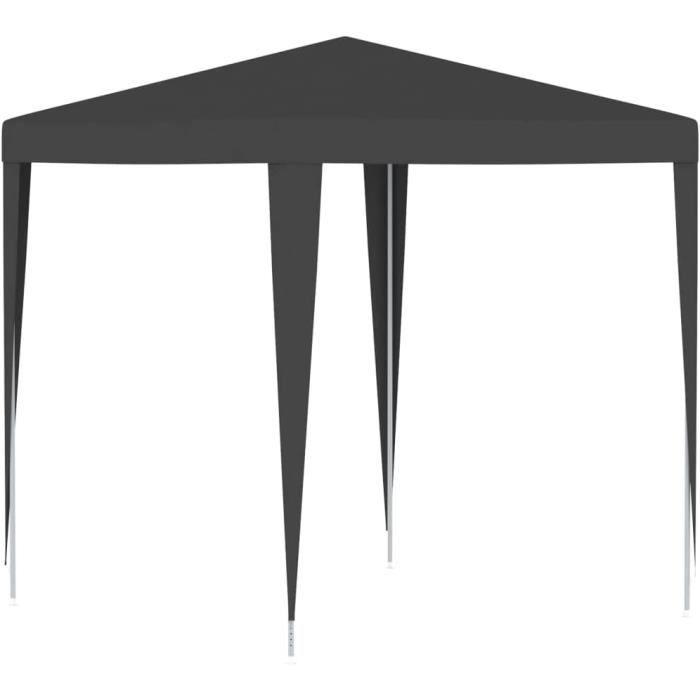 HOMIUSE Tente de Réception Professionnelle 2x2 m Anthracite Tonnelle ...