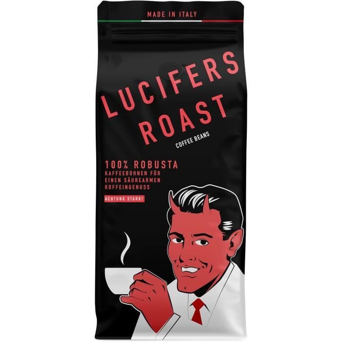 LUCIFERS ROAST 1kg grains de café by KIQO d'Italie - café fort - faible ...