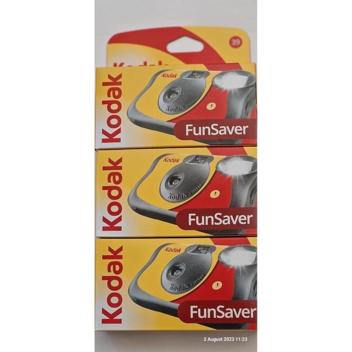 Kodak Fun Flash Appareil Photo jetable - 39 expositions, Lot de 362 ...