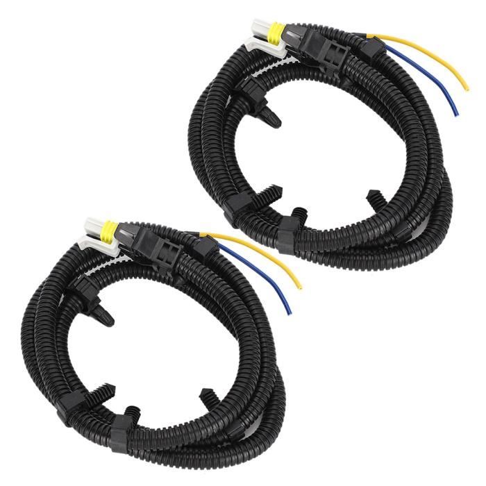 2pcs faisceau de fil de capteur de vitesse de roue ABS 10340314 ...