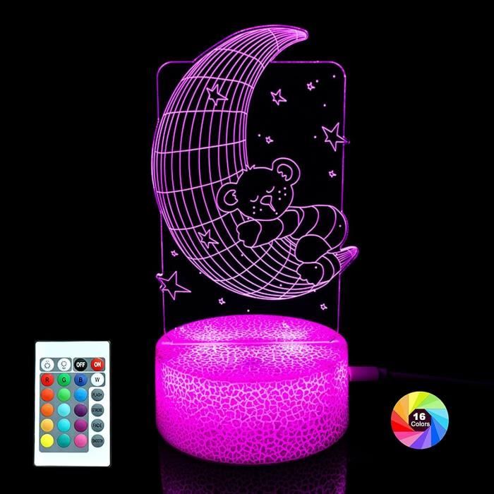 Veilleuse De Noël Usb,Decoration Table Noel,Illusion 3D Lumières Cadeau ...