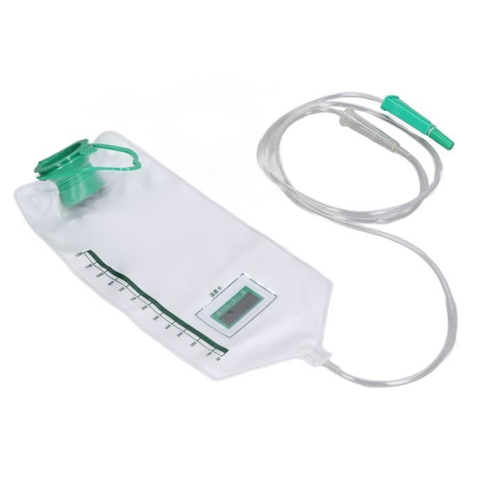 GES-Kit de sac à lavement réutilisable de grande capacité pour le ...