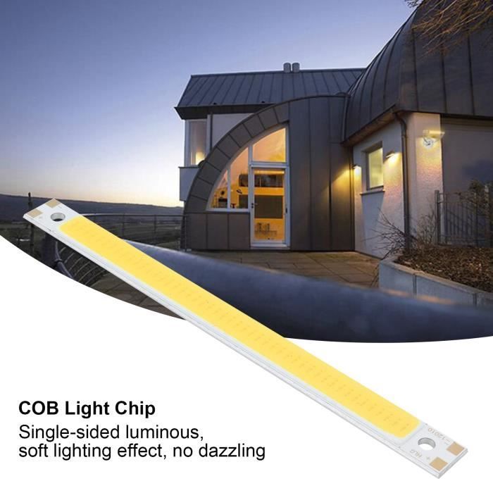 Puce de lumière LED COB intégrée 10W 1000lm 120x10mm - VBESTLIFE - Blanc chaud - Cdiscount Jardin