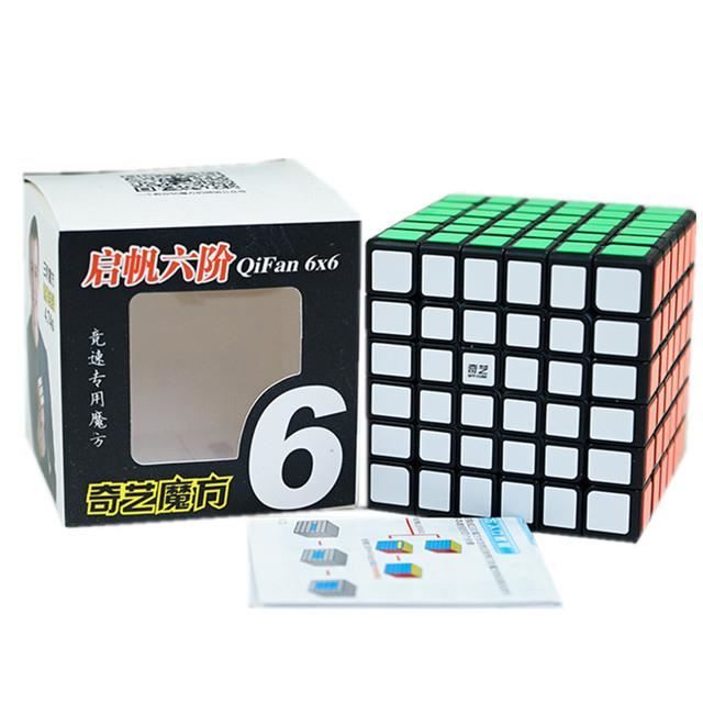 CASSE-TETE,6x6--Cube Magique Speed 3x3x3 4x4 5x5x5, Puzzle Noir ...