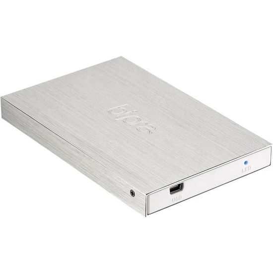 Disque Dur Externe 100GB 6,35cm USB 2.0 Gris-Argent - FAT32 A711 ...
