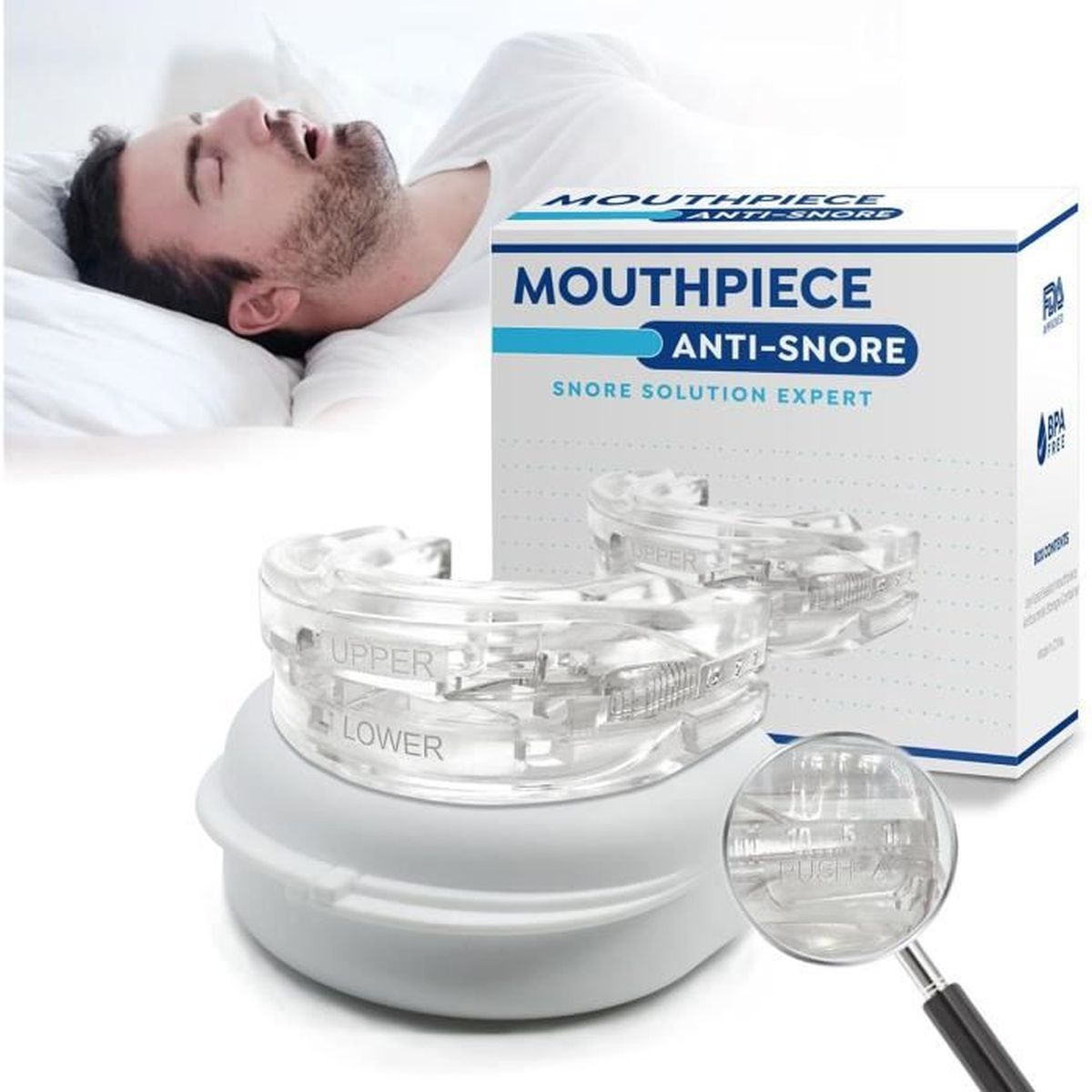 Orthese Anti Ronflement,Gouttière Dentaire Anti Bruxisme, Anti ...
