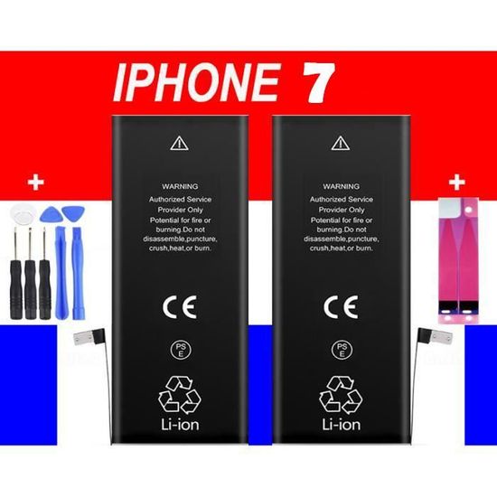Batterie iphone 7 100% neuve +outils + adhésif - Cdiscount Téléphonie