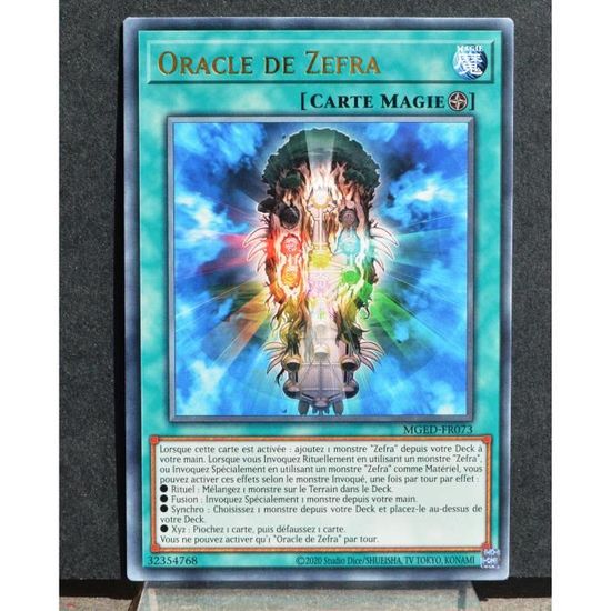 Carte YU-GI-OH MGED-FR073 Oracle de Zefra 2ED NEUF FR - Cdiscount Jeux ...