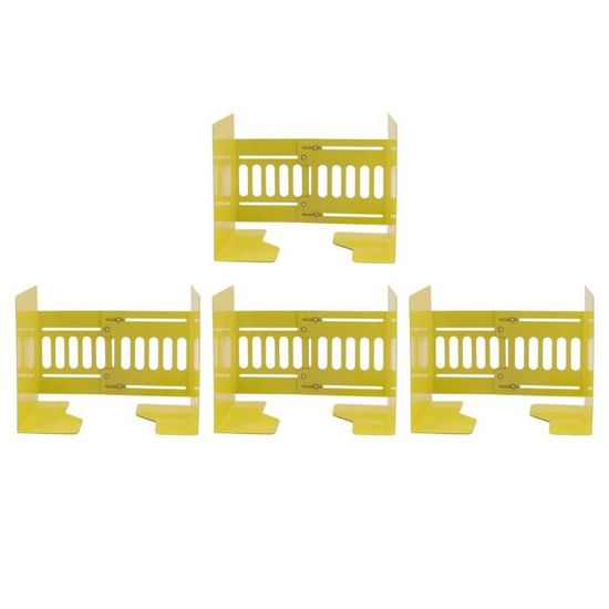 Support de livre 4pcs Serre-Livres Structure Rétractable Flexible ...