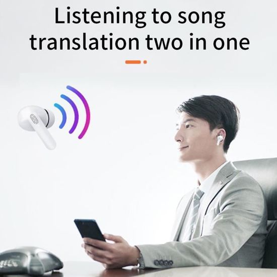Sonew Écouteurs de traducteur Écouteurs de Traduction de Langue ...