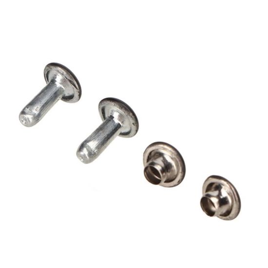 Rivets à double couverture 500 ensembles de Rivets en cuir 6x8mm ...
