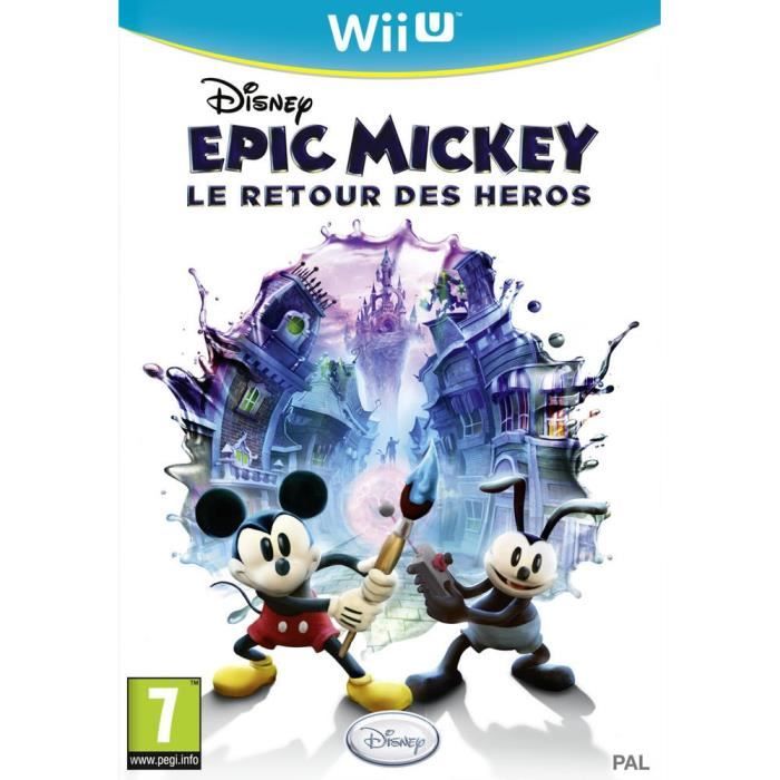 Disney Epic Mickey : Le Retour des Héros Jeu Wii U - Cdiscount Jeux vidéo