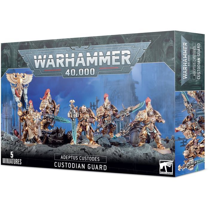 Figurine Games Workshop Warhammer 40k - Adeptus Custodes Custodian ...