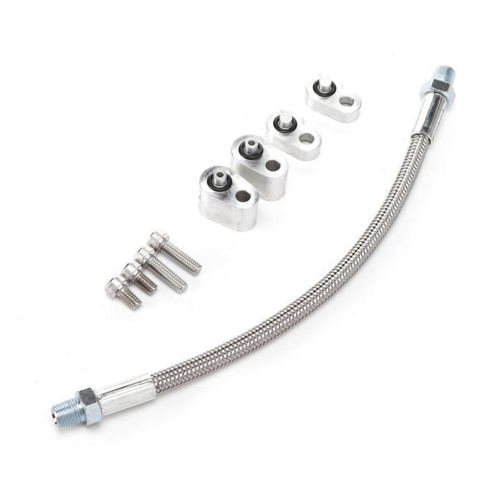 Akozon Coolant Steam Port Crossover Hose Kit, Throttle Body Bypass Tube ...