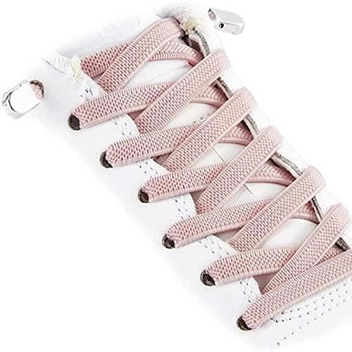 1 Paire de Lacets Plats sans Cravate de Baskets Appuyez sur Le verrou ...