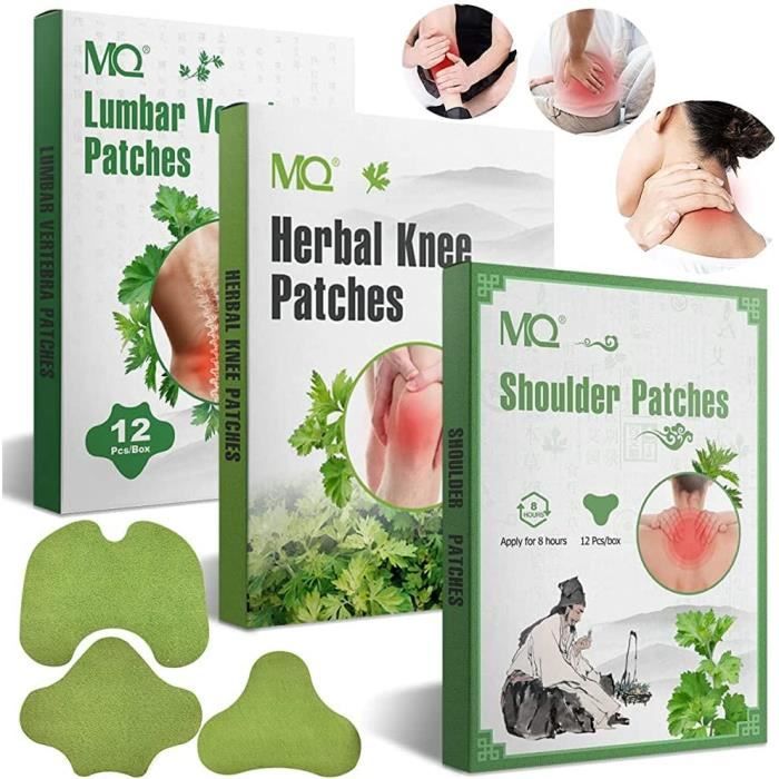 3 Boîtes Patch Anti Douleur, Patch Genoux Chauffant Anti Douleur ...