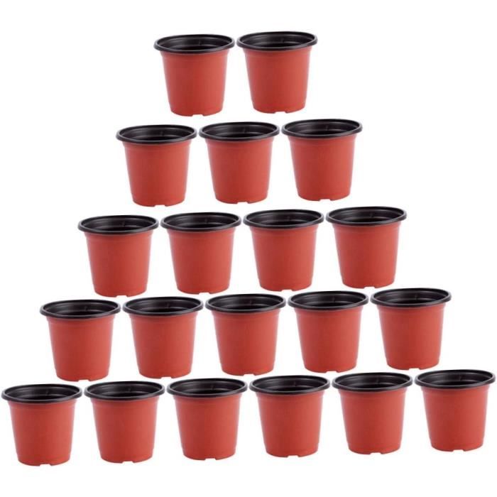 60 Pcs Pot De Semis Mini Conteneurs En Plastique Vase Rond Conteneur ...
