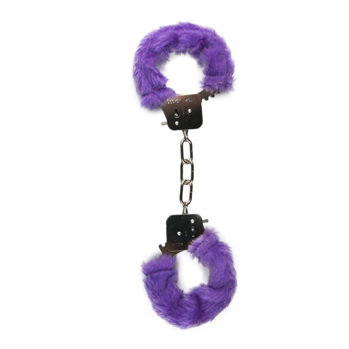 Menottes en peluche - Violet - Menottes avec fourrure - Contrôle et ...