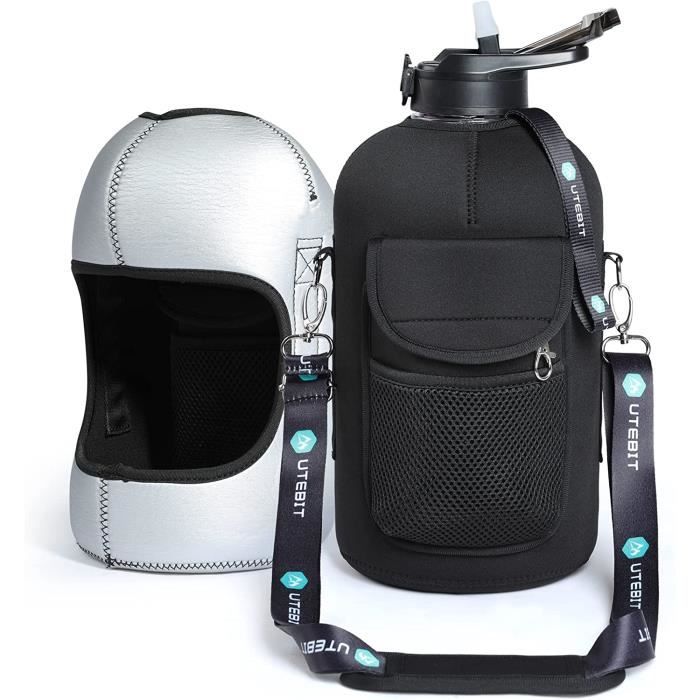Gourde Sport 3.78L avec Paille, 1 Gallon Grande Bouteille d'eau ...
