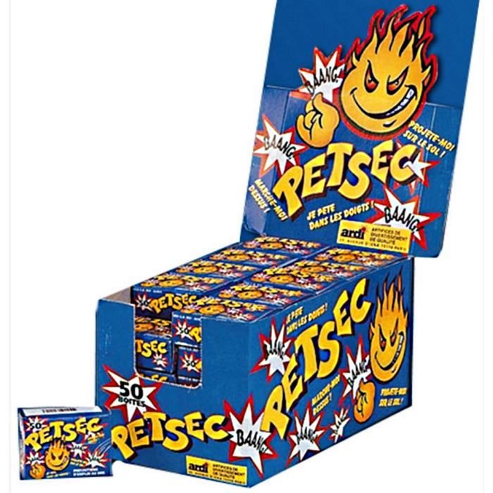 50 PETARDS CLAQUE DOIGT PETSEC PETARDS A DOIGTS ARTIFICE K1 - Cdiscount ...