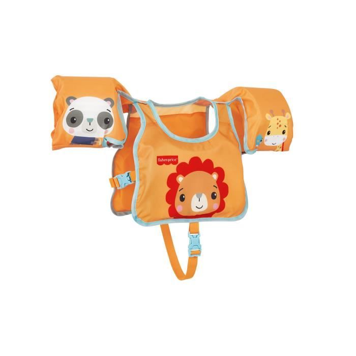 Gilet de Natation avec Brassards Bestway Fisher Price 3-6 Ans ...