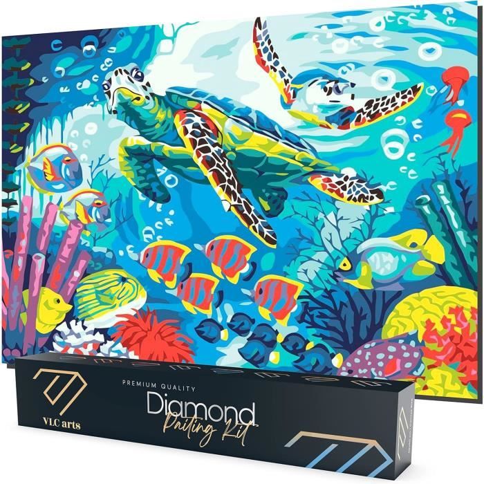 Diamond Painting Kit Complet Premium Taille Xl 40 X 50 Cm - Peinture ...
