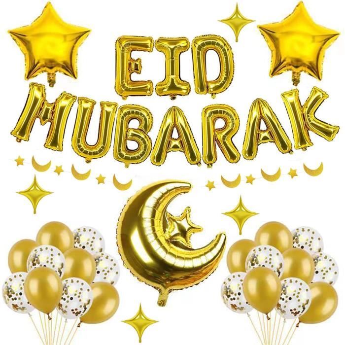 Decoration Eid Mubarak 2024 Or Ramadan Aid Moubarak Banderole Eid ...